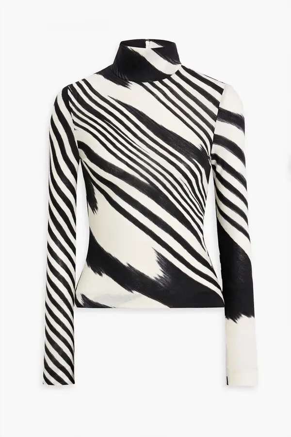 Missoni Intarsia Wool Turtleneck Sweater