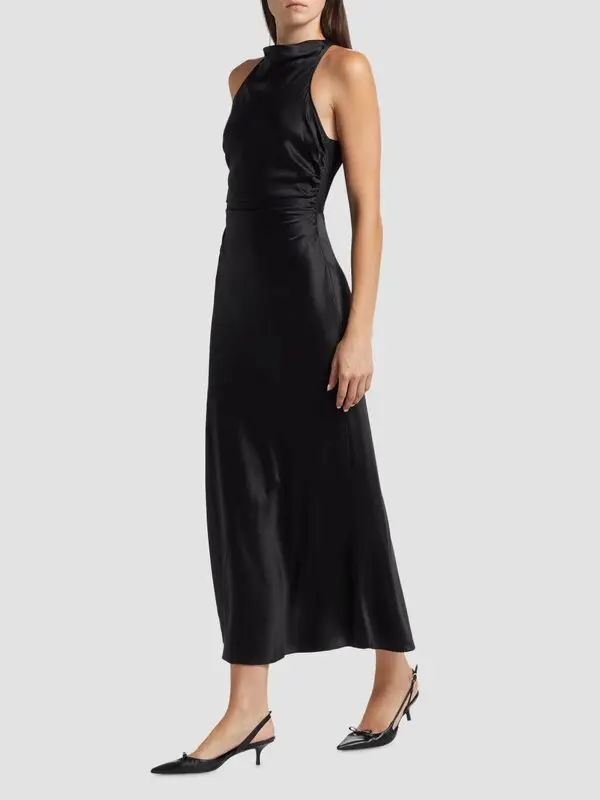 REFORMATION Casette Silk Maxi Dress