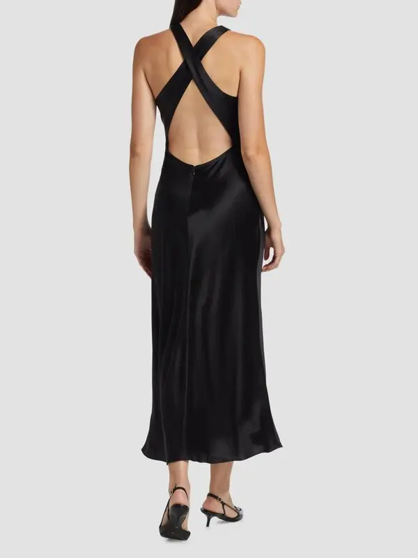 REFORMATION Casette Silk Maxi Dress