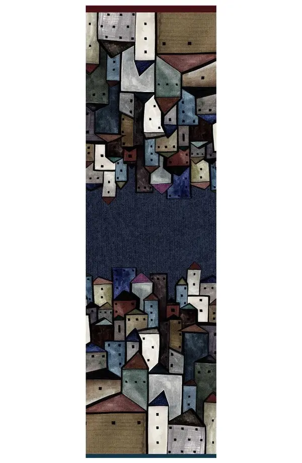 ELIZABETTA Villaggiowool Scarf - Navy