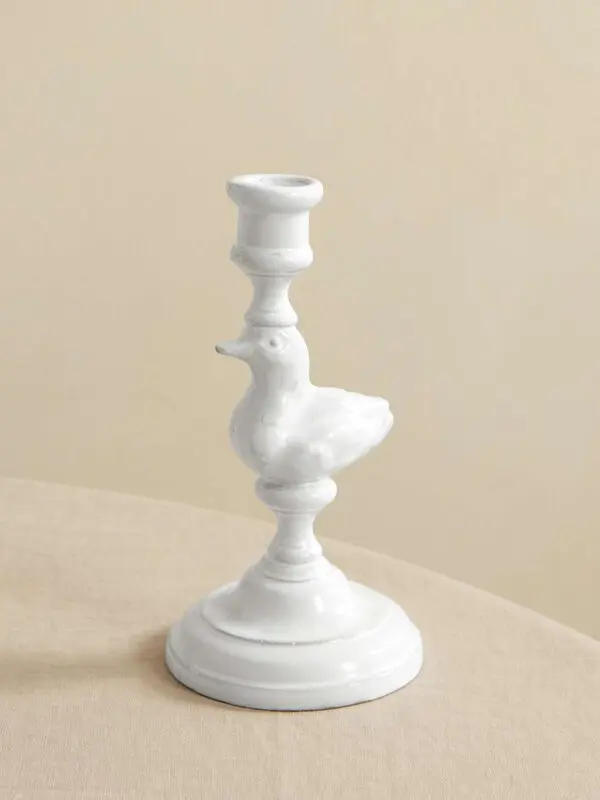 ASTIER DE VILLATTE Canard Ceramic Candlestick