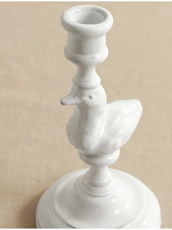 ASTIER DE VILLATTE Canard Ceramic Candlestick
