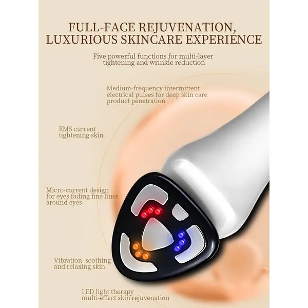 PROSPERA Rf 5 In 1 Ems Micro Current Led Light Beauty Device