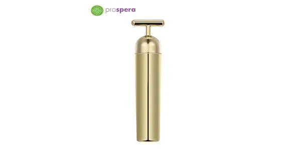 PROSPERA Pulse Facial Massager - Gold