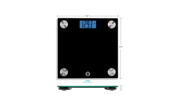 CONAIR Digital Glass Scale With Backlight Display