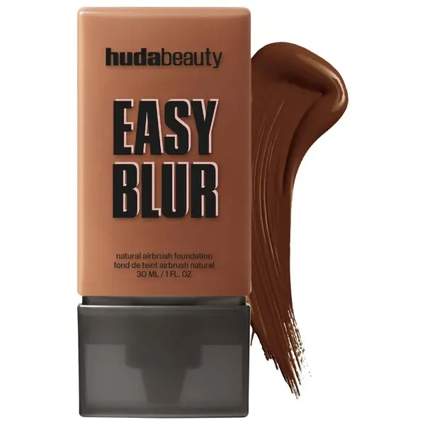 HUDA BEAUTY Easy Blur Natural Airbrush Foundation With Niacinamide - Chocolate Swirl 570w