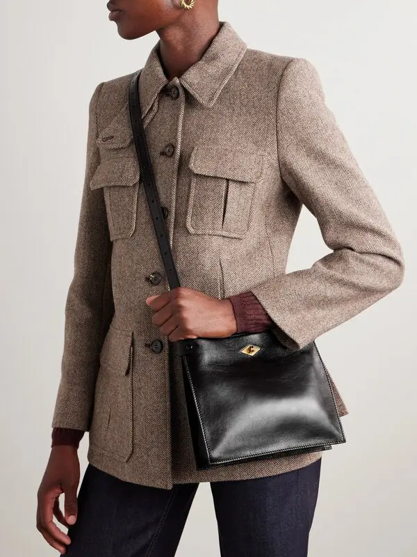METIER Stowaway Leather Shoulder Bag - Brown