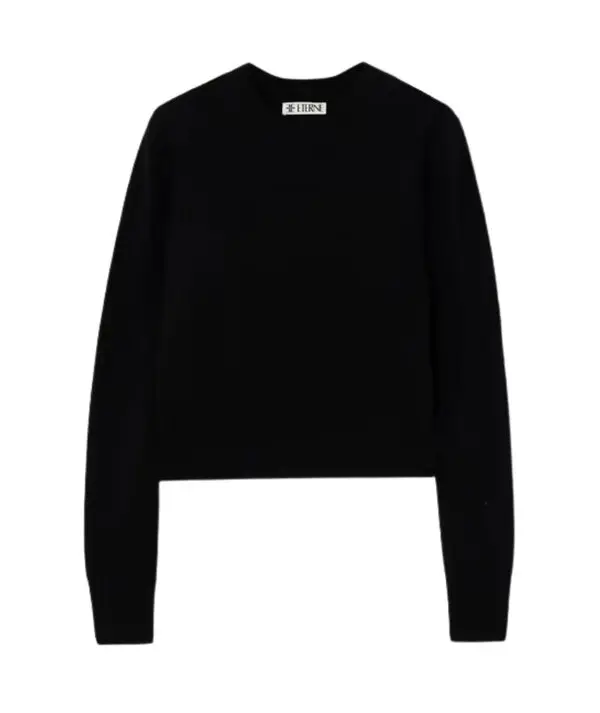 Eterne Francis Cashmere Sweater - Black