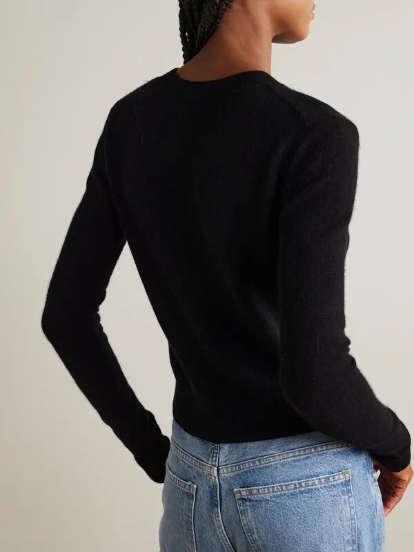 Eterne Francis Cashmere Sweater - Black