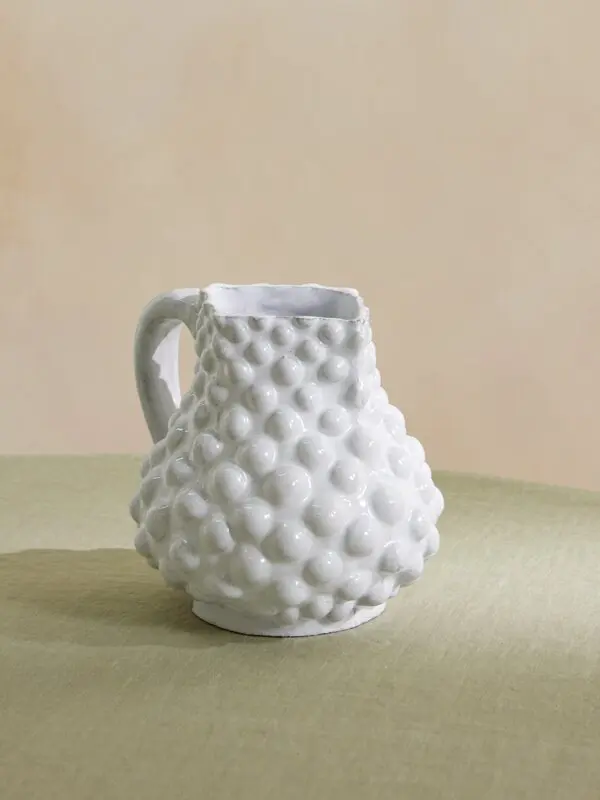 ASTIER DE VILLATTE Adélaïde Glazed Ceramic Pitcher - White