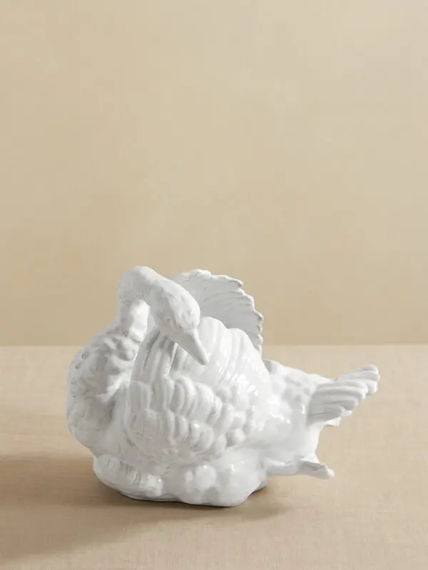 ASTIER DE VILLATTE Cygne Ceramic Ornament - White