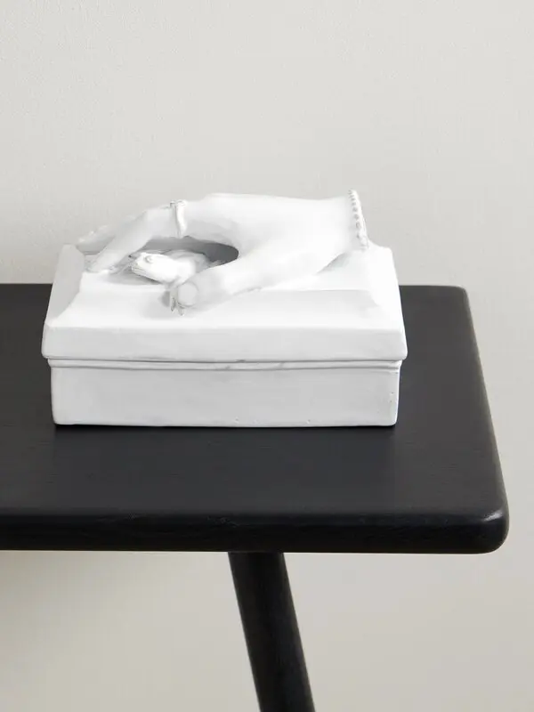 ASTIER DE VILLATTE Serena Carone Mon Prince Ceramic Jewelry Box - White