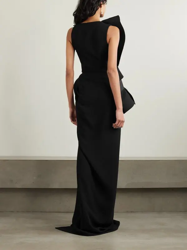 Maticevski Fateful Crepe Gown - Black