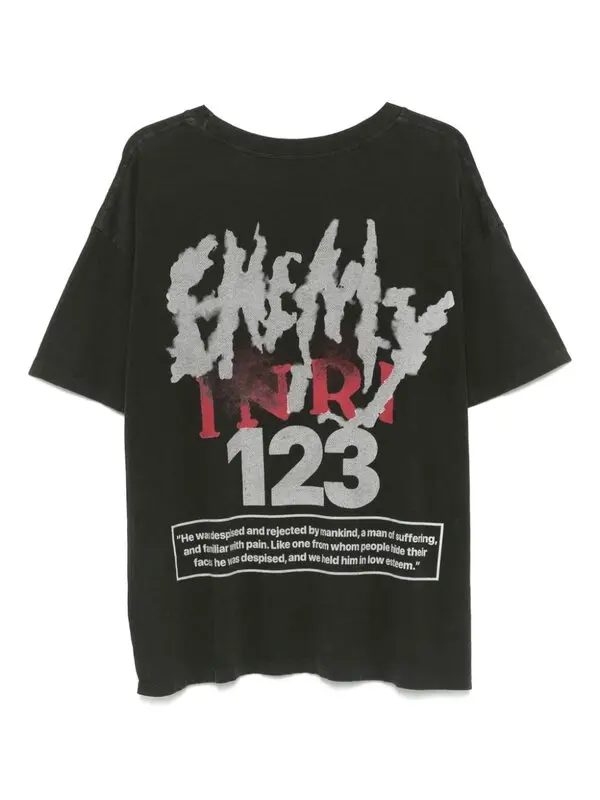 RRR123 Slogan-print T-shirt