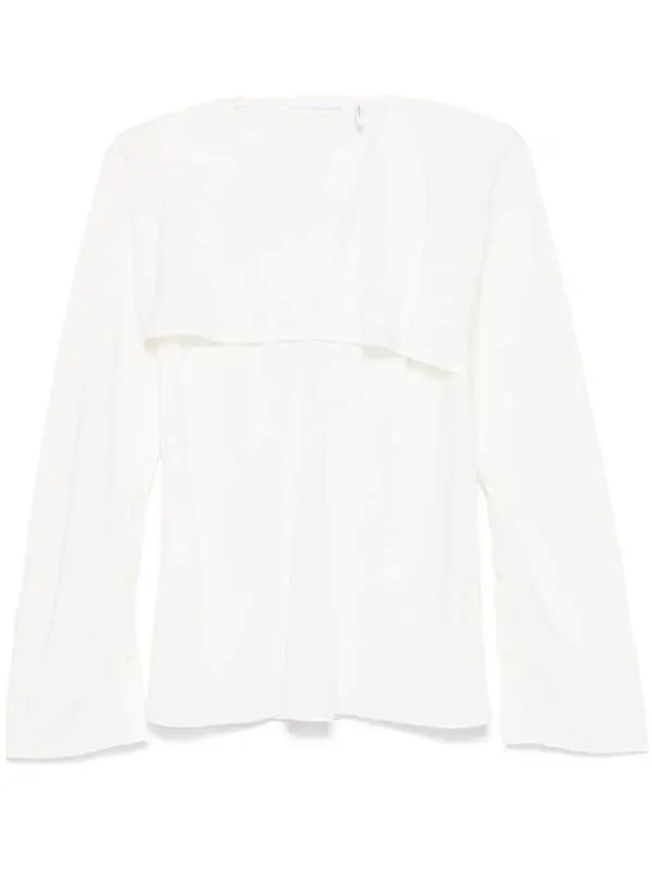 Helmut Lang Layered Blouse - White