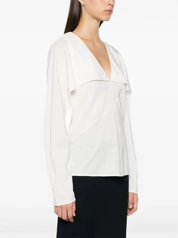 Helmut Lang Layered Blouse - White