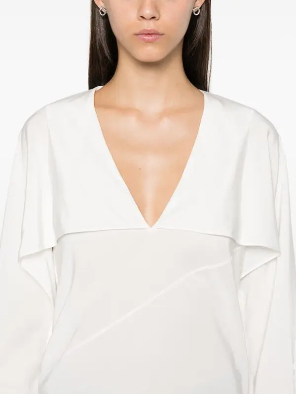 Helmut Lang Layered Blouse - White
