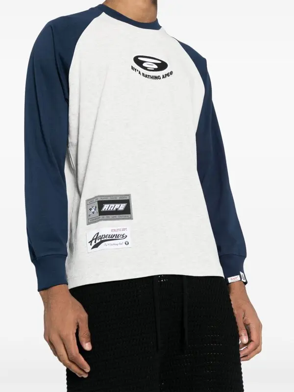 AAPE BY *A BATHING APE Moonface Logo T-shirt