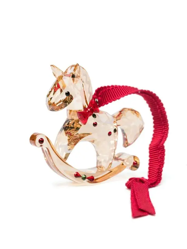 SWAROVSKI Gingerbread Rocking Horse Ornament