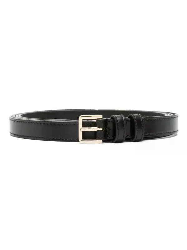 Patrizia Pepe Logo-plaque Belt - Black