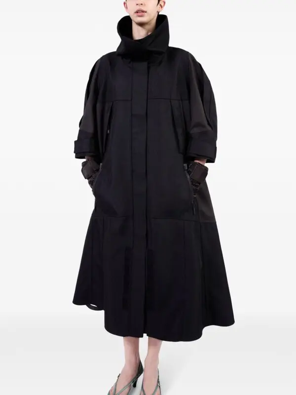 Prada Panelled Single-breasted Coat