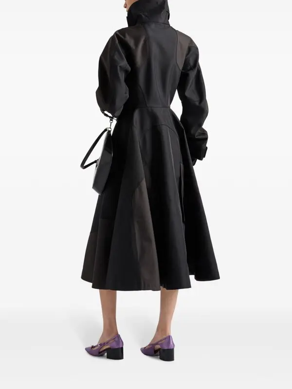 Prada Single-breasted Paneled Coat