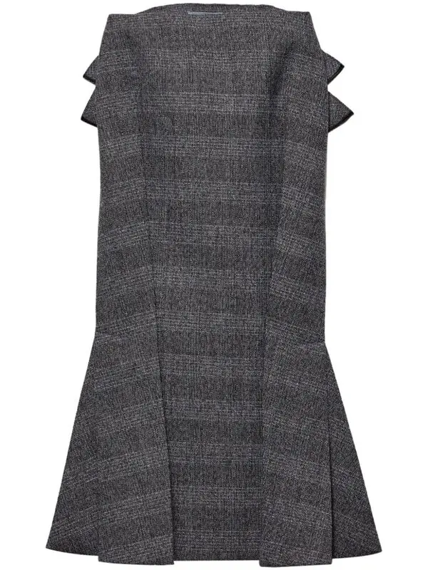 Prada Prince Of Wales Check Skirt
