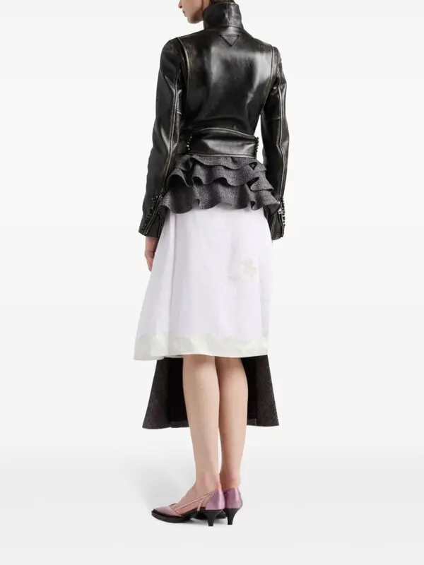 Prada Prince Of Wales Check Skirt
