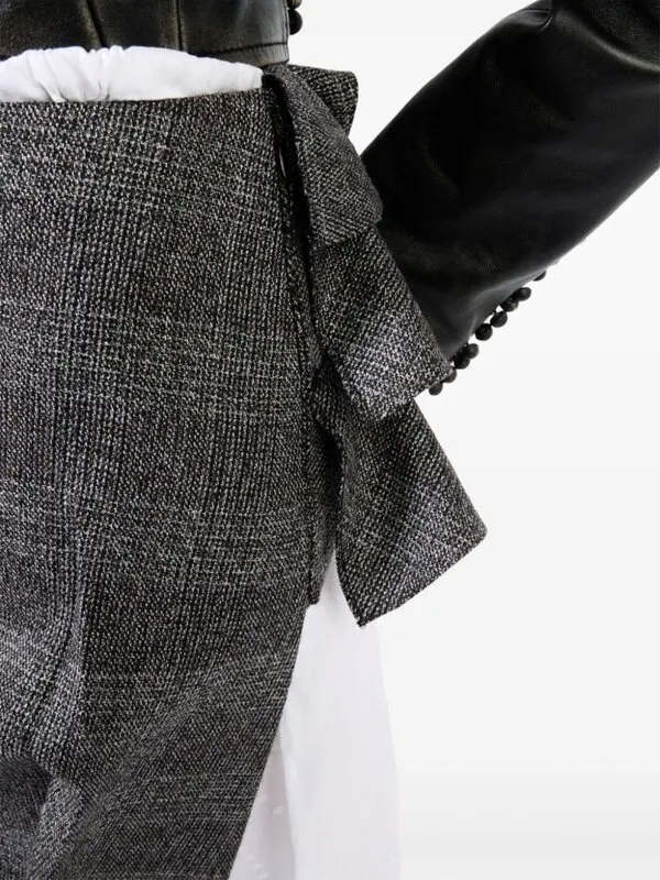 Prada Prince Of Wales Check Skirt