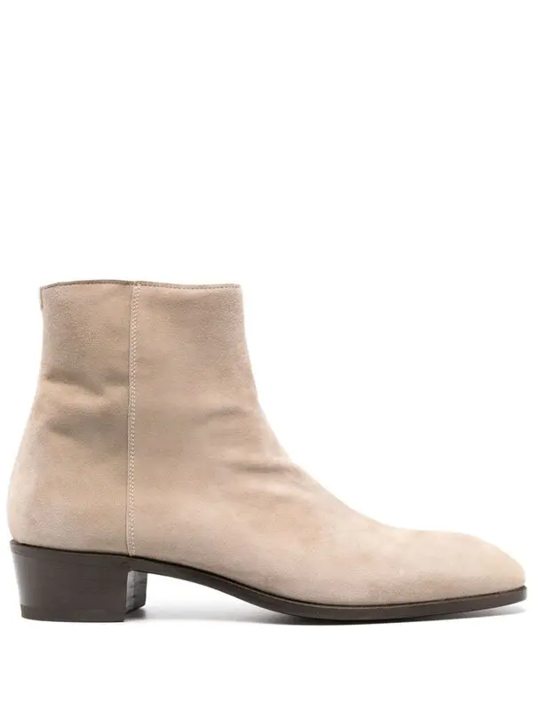LARDINI 45mm Suede Ankle Boots