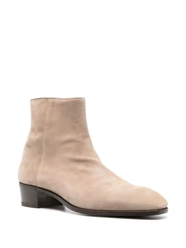 LARDINI 45mm Suede Ankle Boots