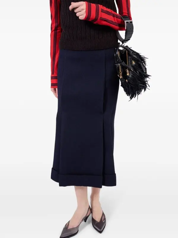 Prada Deconstructed Midi Skirt