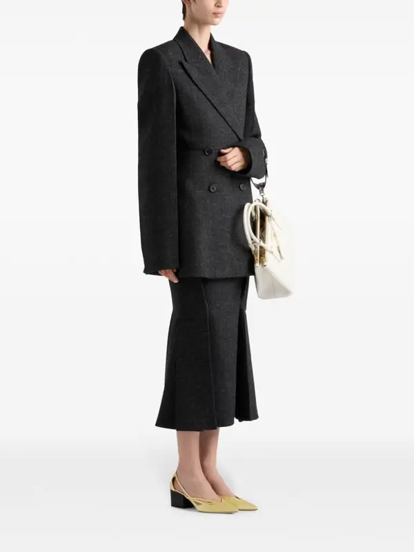 Prada Double-breasted Wool Coat