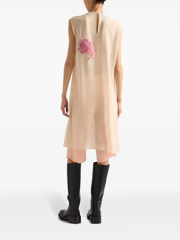 Prada Georgette Midi Dress