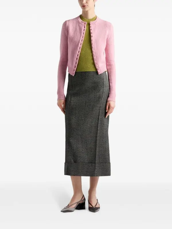 Prada Cashmere Cardigan - Pink