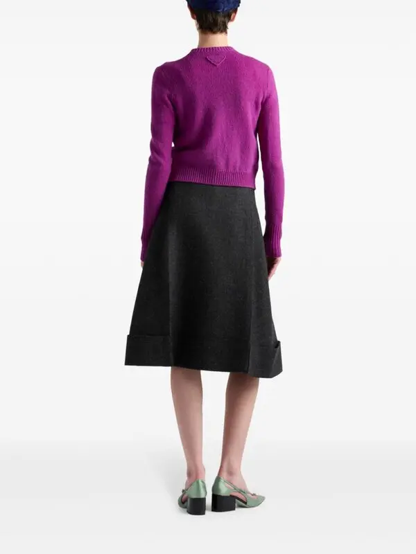 Prada A-line Midi Skirt