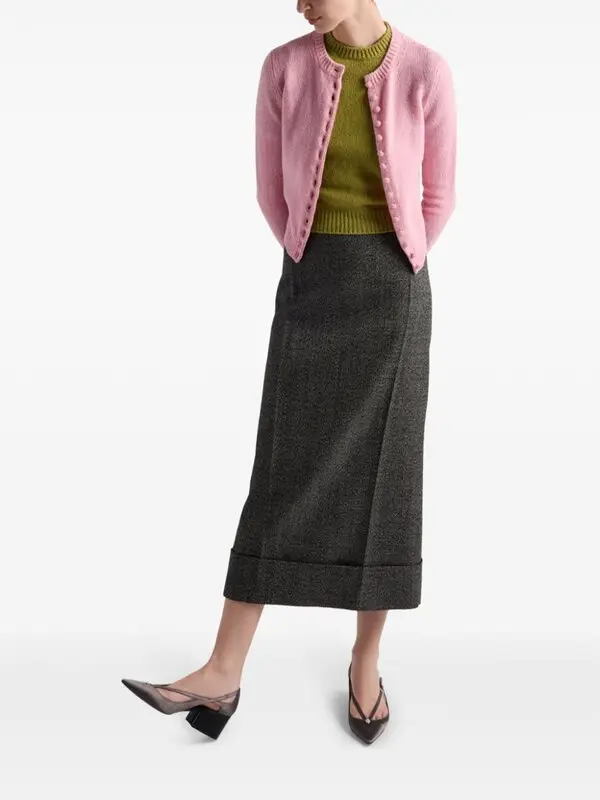 Prada A-line Maxi Skirt