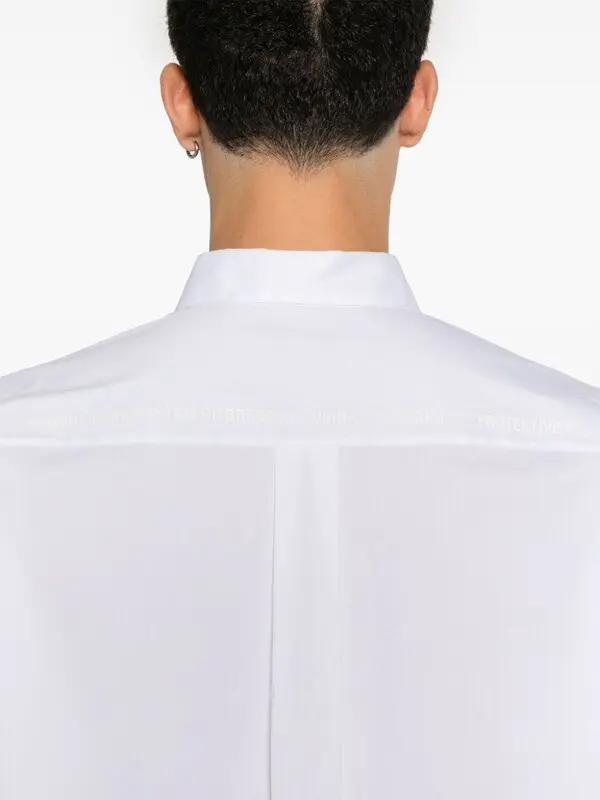 Helmut Lang Logo-rubberised Shirt