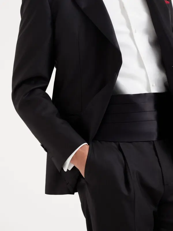 Brunello Cucinelli Satin Cummerbund
