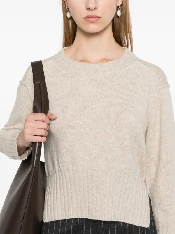 Loulou De Saison Lian Cashmere Sweater - Neutrals