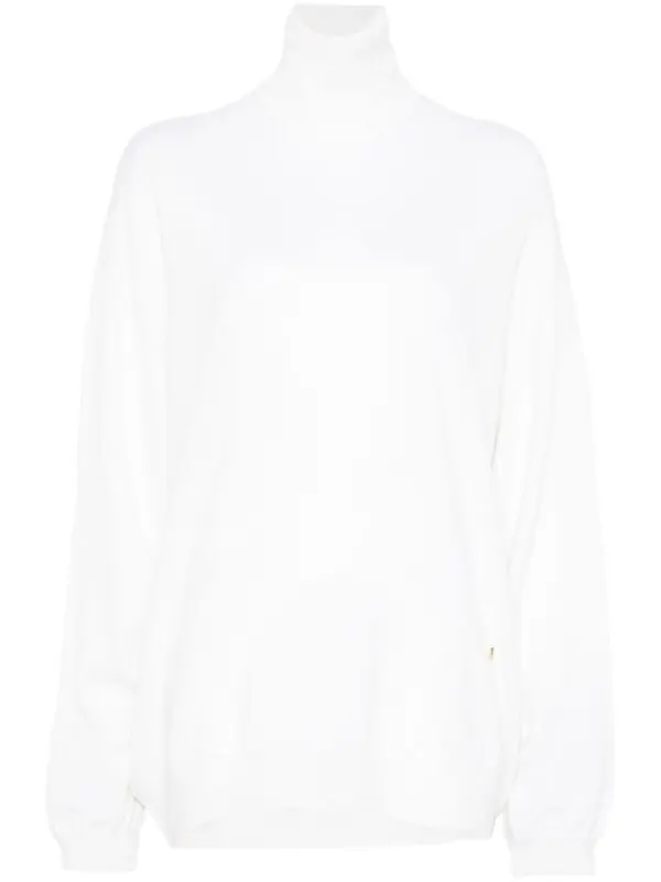 Moschino Golden M Sweater - White