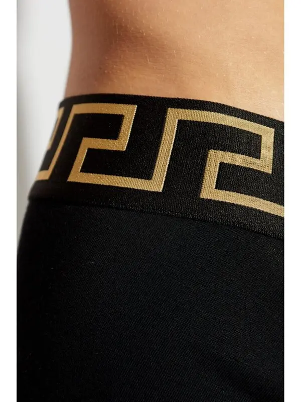 Versace Greca Border Boxers - White