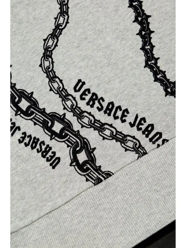 Versace Chain Link-print Sweatshirt