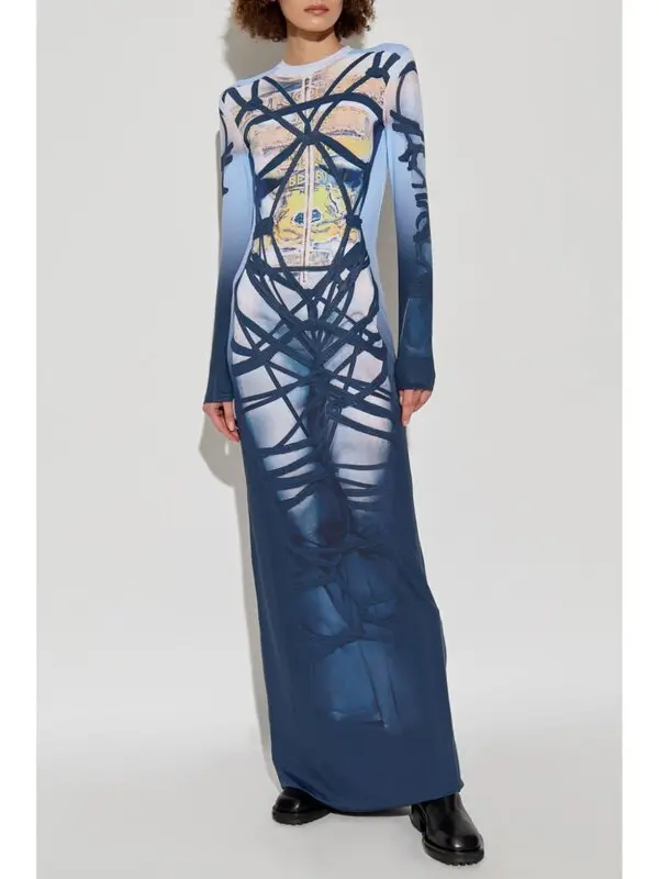 Y/project Graphic-print Maxi Dress