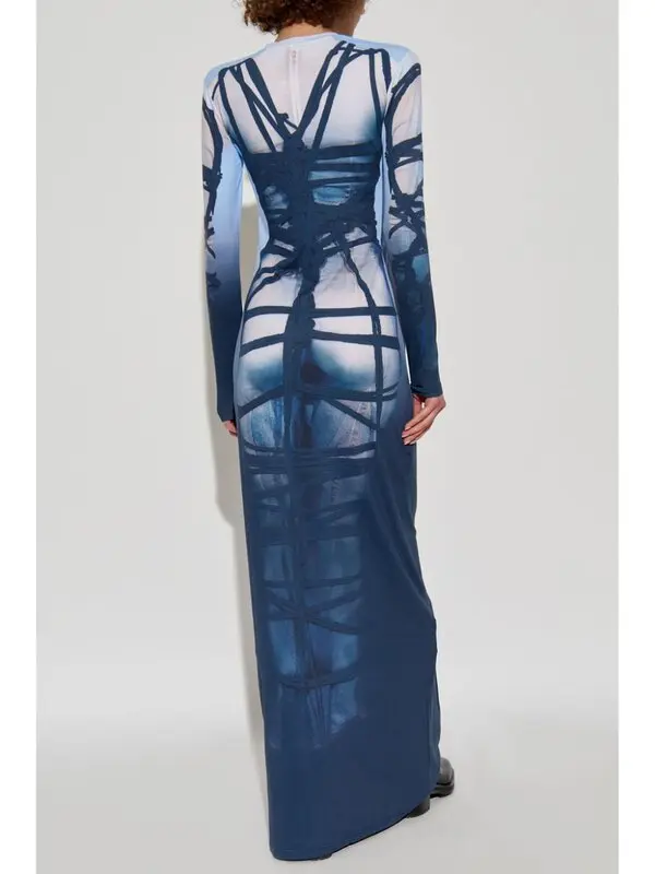 Y/project Graphic-print Maxi Dress