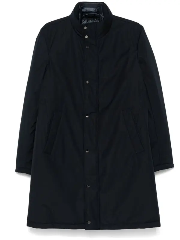 Herno Layered Coat - Blue