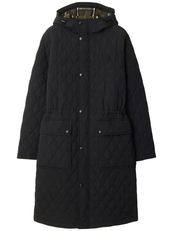 Burberry Quilted Parka Coat