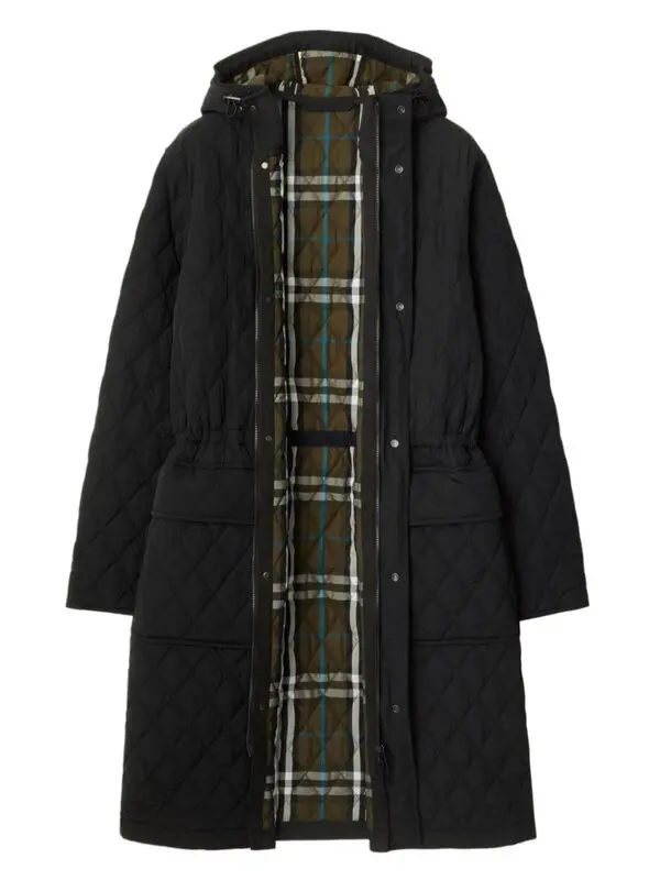 Burberry Quilted Parka Coat