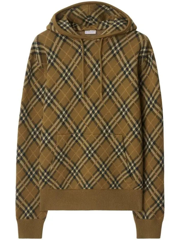 Burberry Nova Check Hoodie - Neutrals