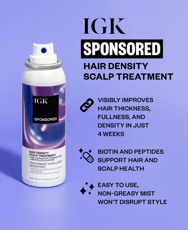 IGK Sponsored Hair Density Scalp Treatment - No Color